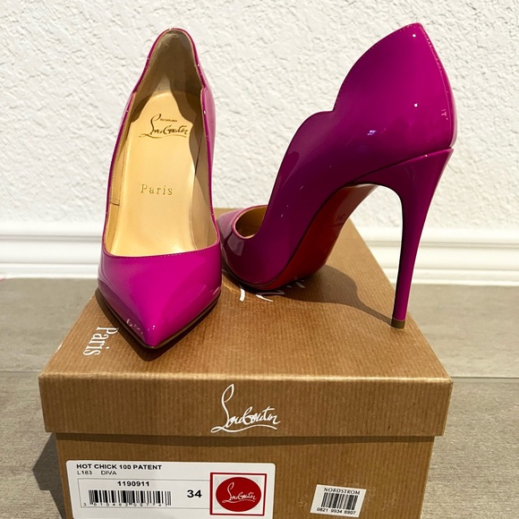 Christian Louboutin | Shoes | Christian Louboutin Hot Chick 0 Patent ...